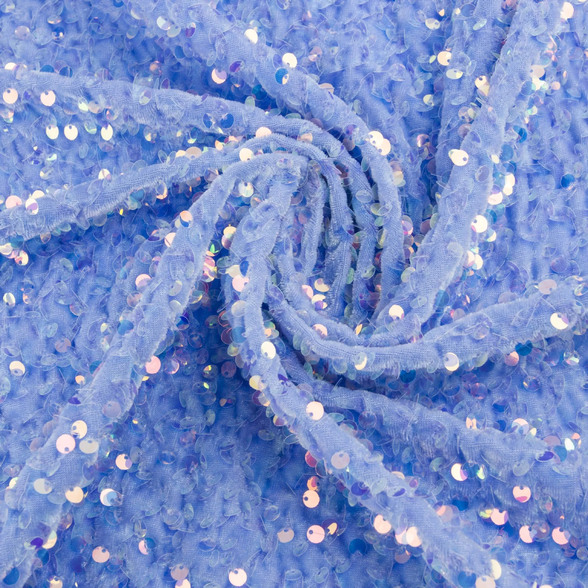 Light Blue Sparkle Fabric