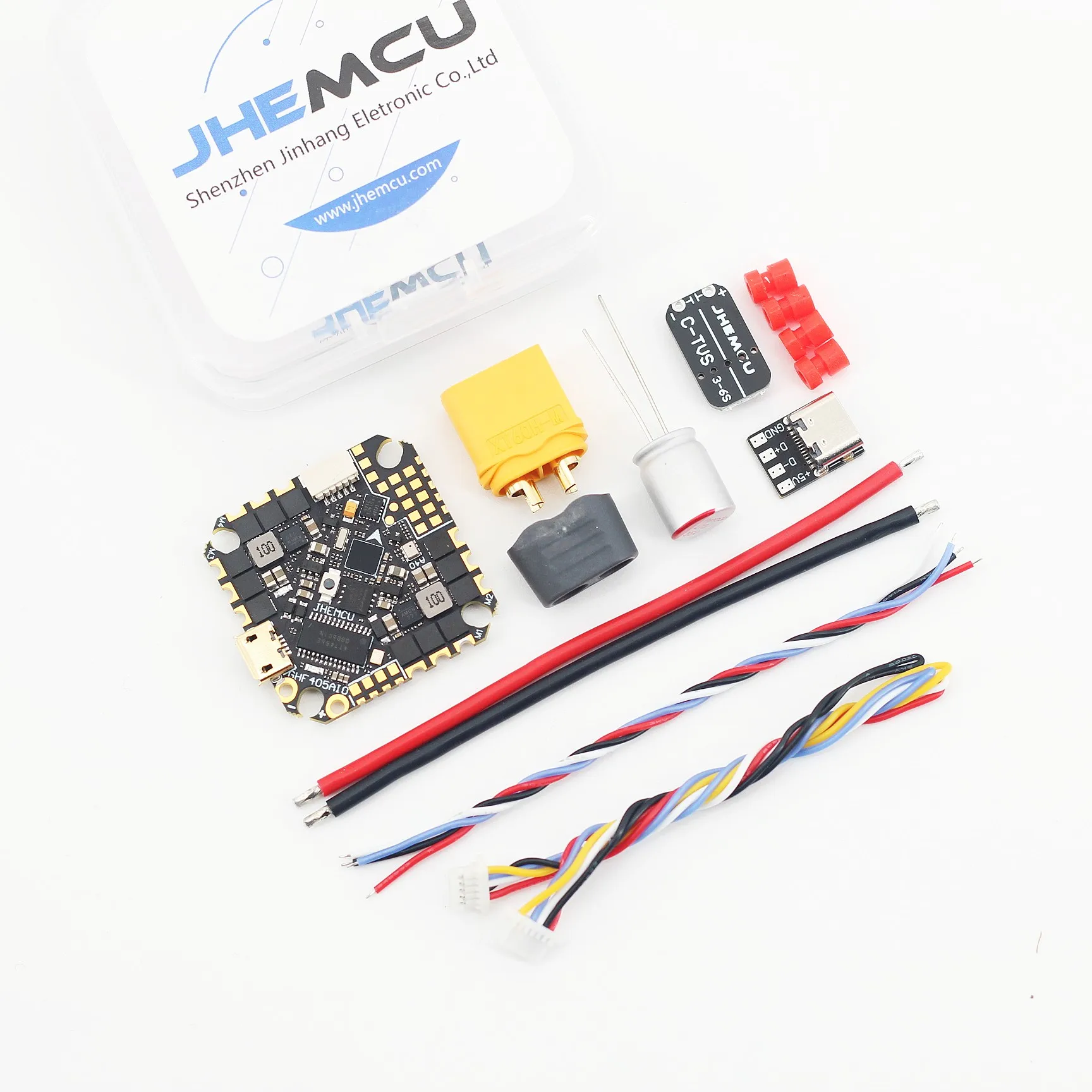 JHEMCU-GHF405AIO-HD-40A-AIO-Flight-Controller-F405-F4-Build-in-OSD ...
