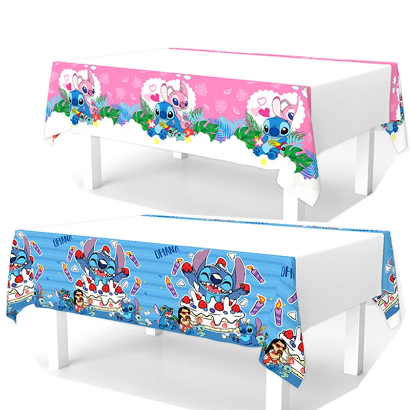 Mantel-desechable-para-fiesta-de-cumplea-os-Lilo-Stitch-vajilla ...