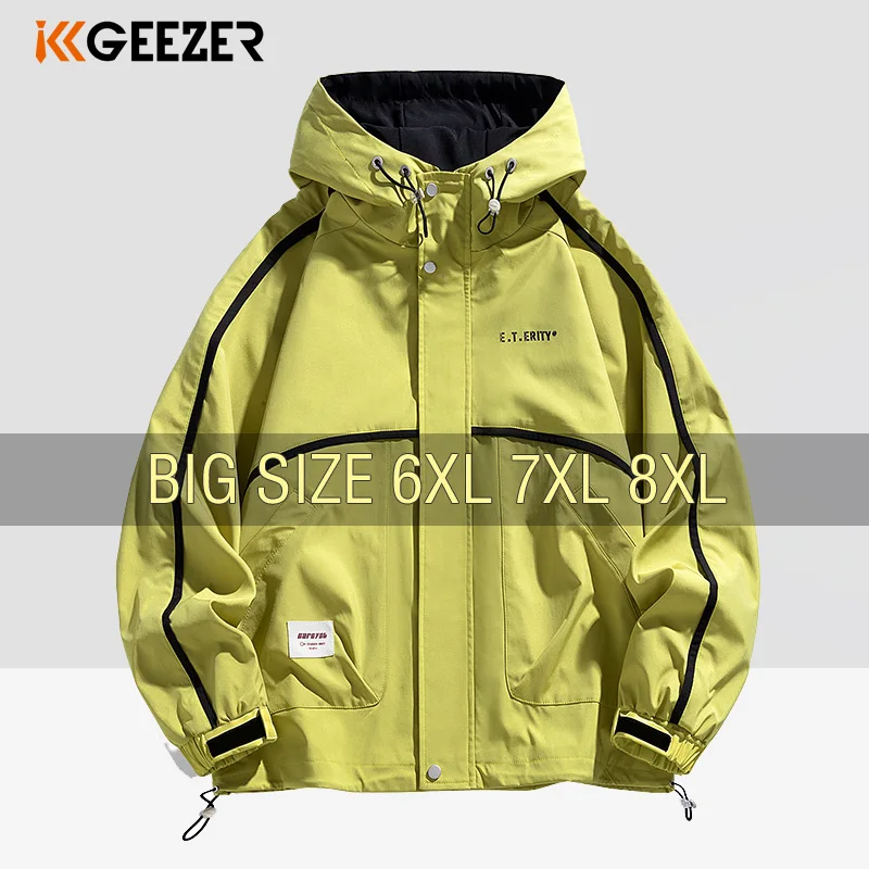Men-Jacket-Windbreaker-Hooded-Trench-Coats-Oversize-6XL-7XL-8XL-Plus ...