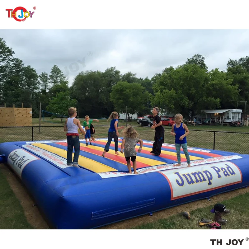 Free Ship To Door!giant Inflatable Jumping Pad,6x4m Outdoor Jump Pad ...
