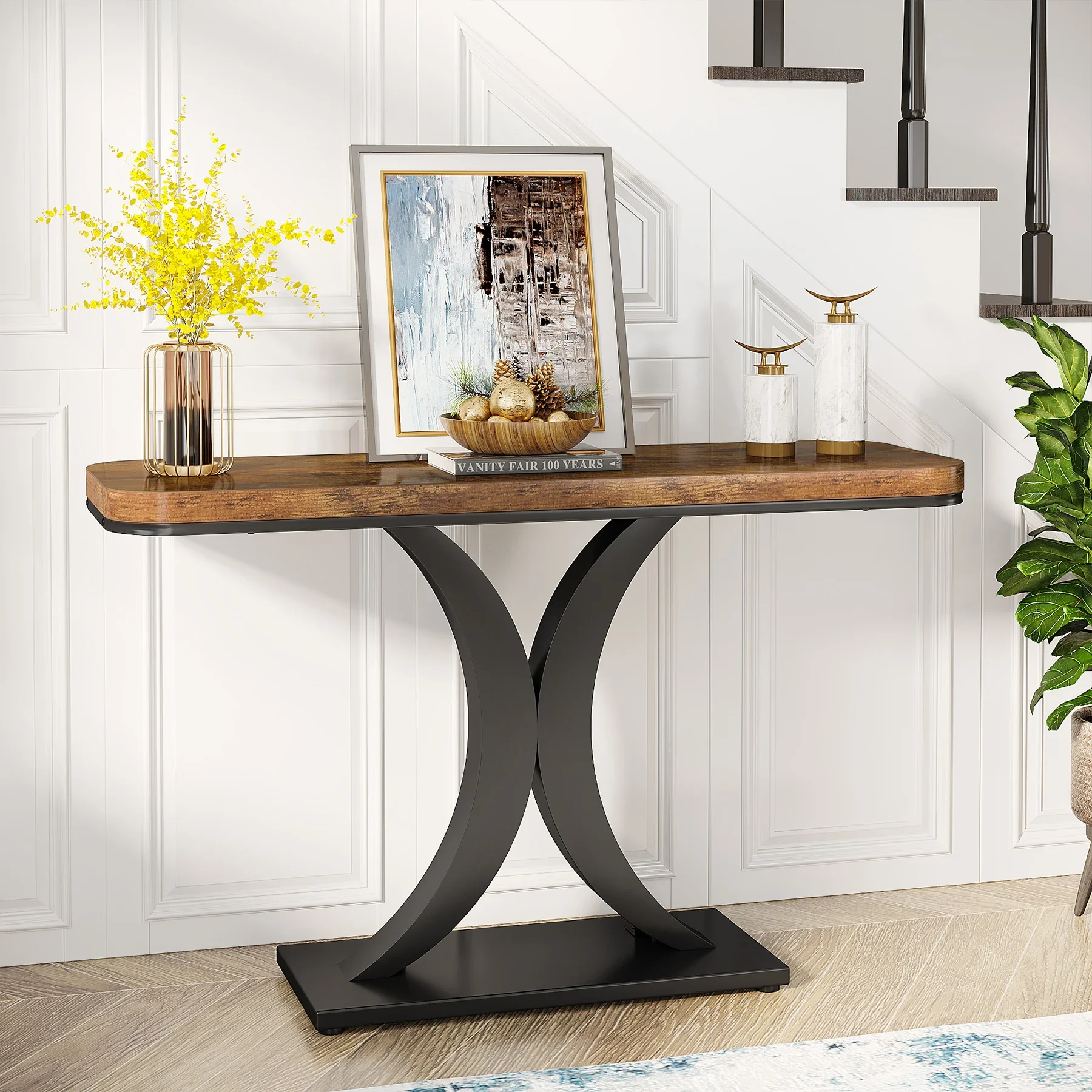 Tribesigns-Industrial-Console-Table-40-inch-Narrow-Entryway-Foyer-Table ...