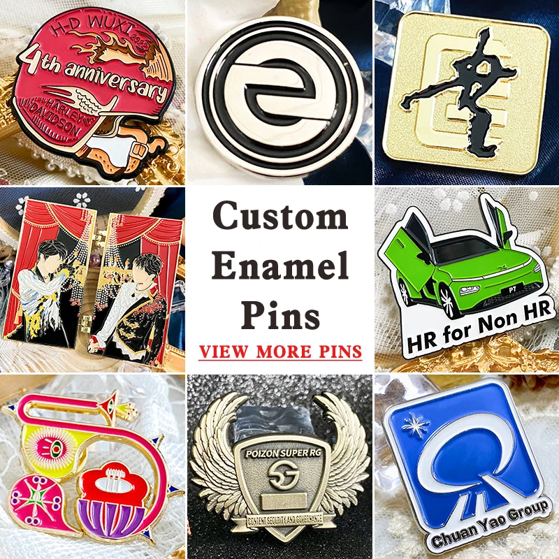 Minimum-10pcs-Custom-Enamel-Pin-Lapel-Graduation-Diy-Brooch-Coin-Anime ...