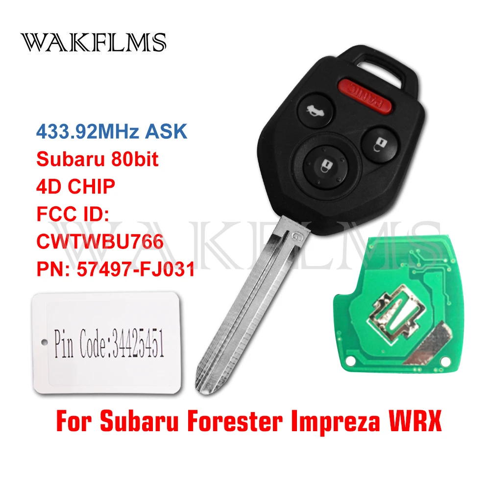 For Subaru Wrx Sti Forester Impreza Xv Crosstrek 2013 2014 2015 2016 ...