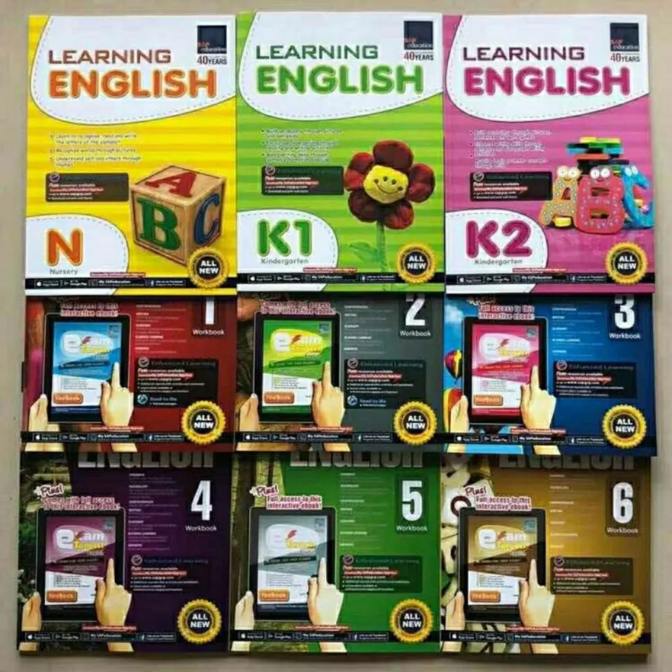 9 Books/set New Primary School Grade 1-6 English Teaching Supplement ...