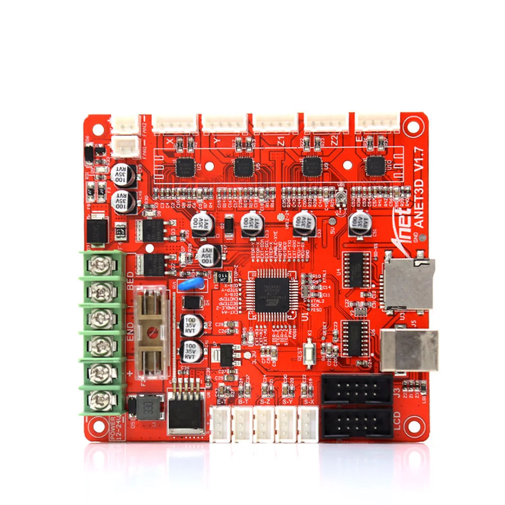 Anet A8 최신 메인보드 제어 보드, A8 Plus RepRap Ramps1.4 2004, 12864LCD 3D 프린터 마더 ...