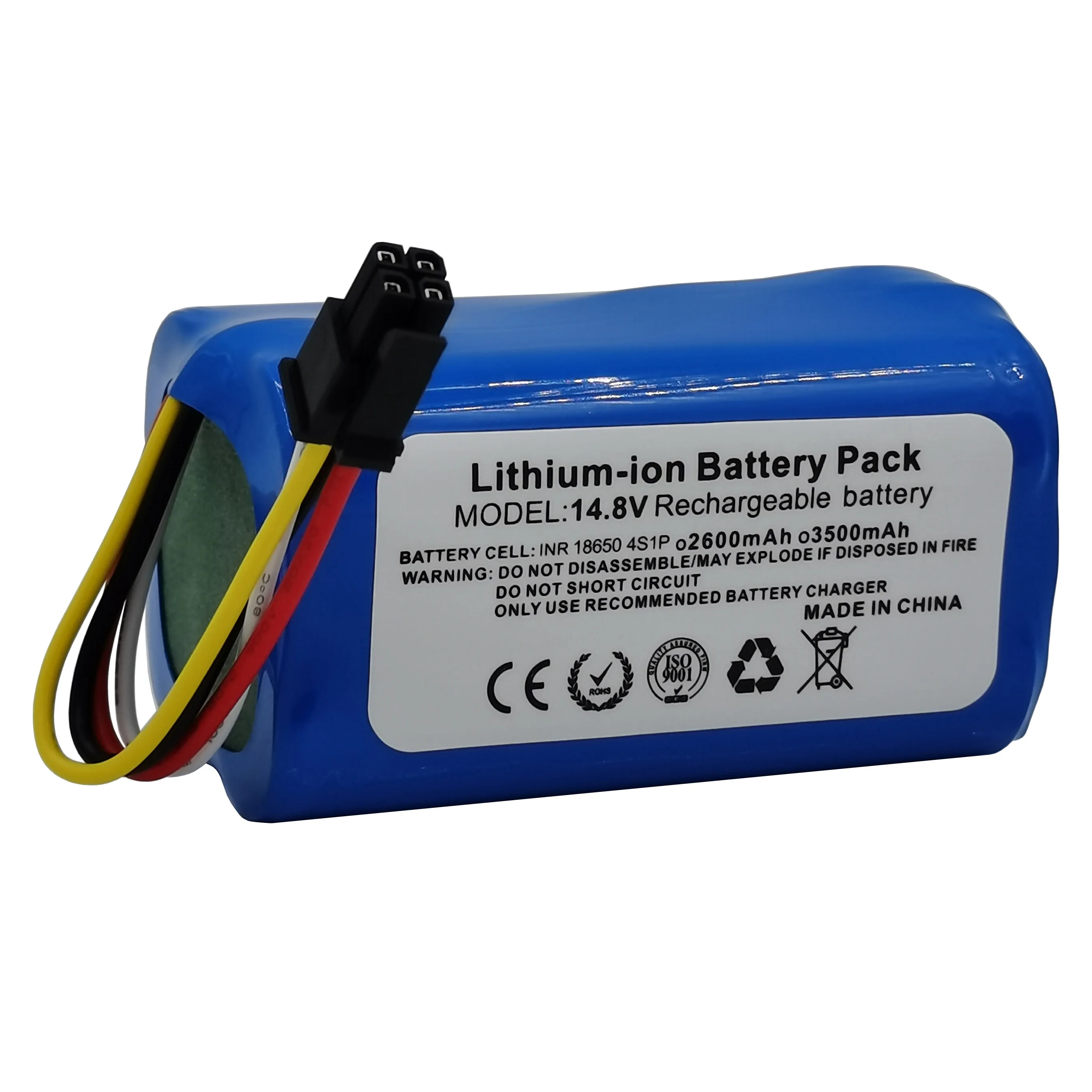 14-4V-14-8V-3500mAh-2600mAh-Li-Ion-Cylindrical-Rechargeable-Battery ...