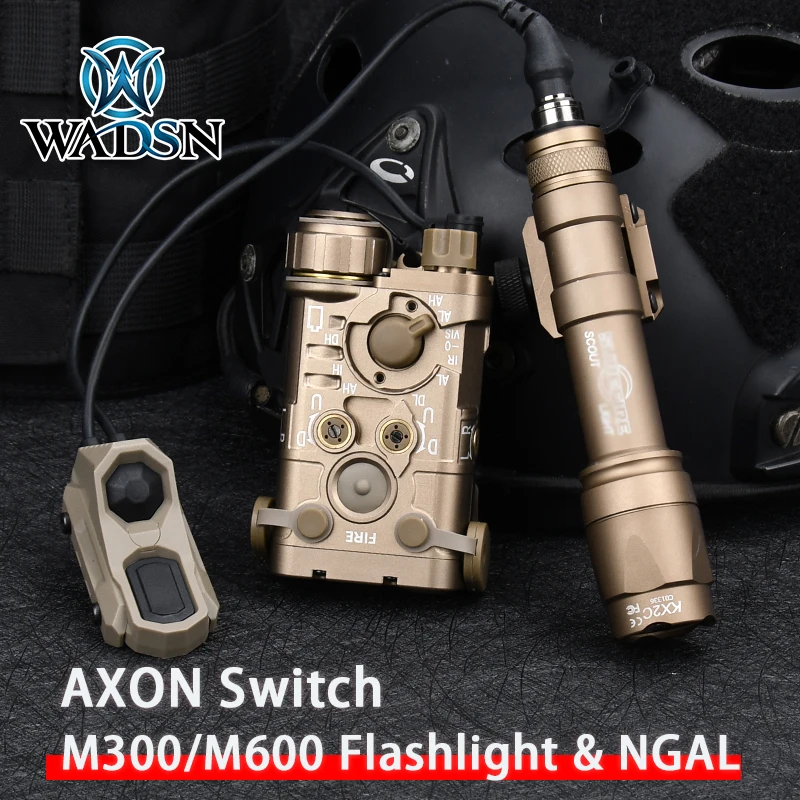 Tactical AXON Pressure Switch Remote Metal Version NGAL Red Green Dot ...