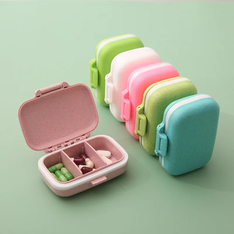 Mini-Portable-Pills-Organizer-Case-3-Grids-PillBox-Tablet-Storage ...