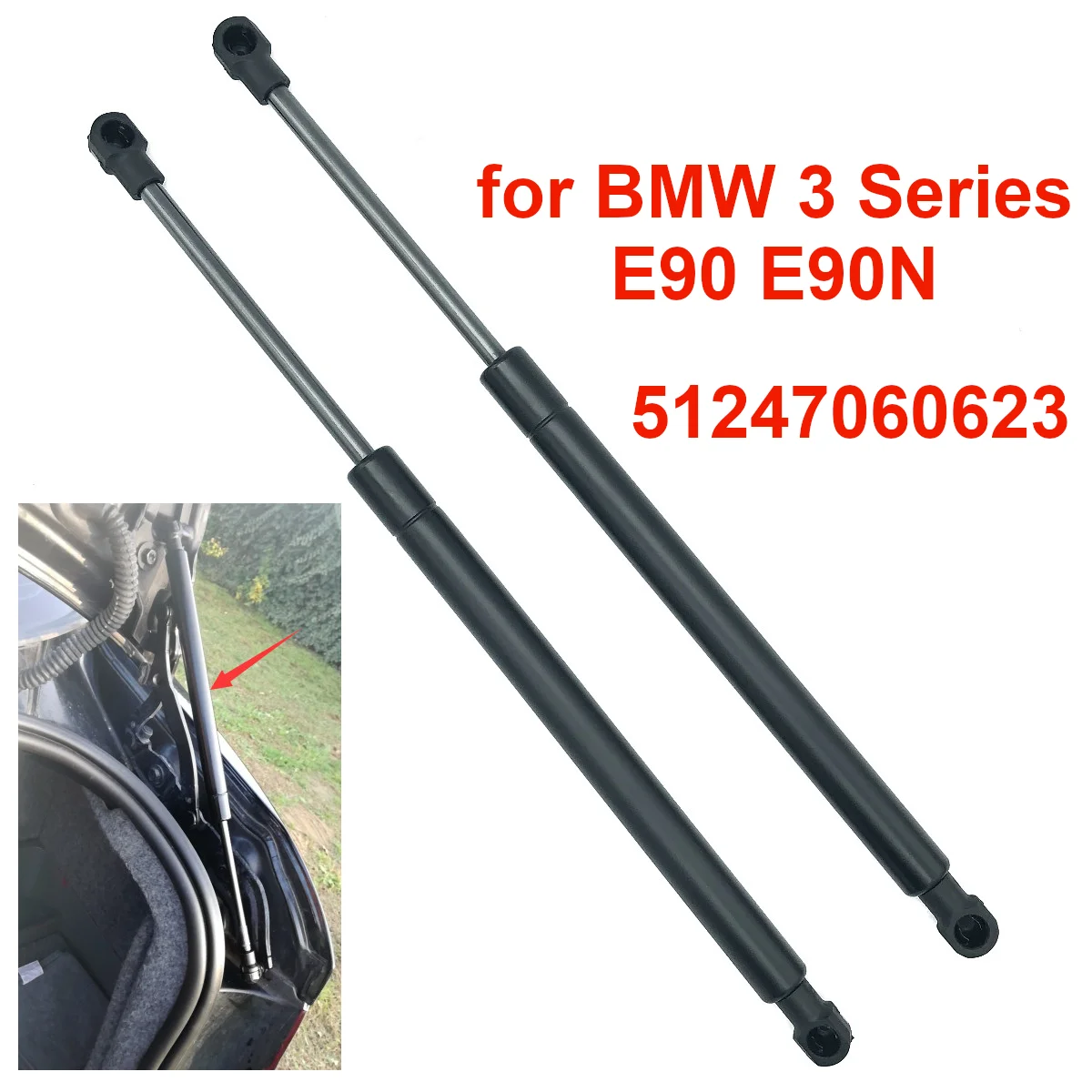 51247060623-Rear-Tailgate-Boot-Trunk-Gas-Struts-Lift-Support-Shock-for ...