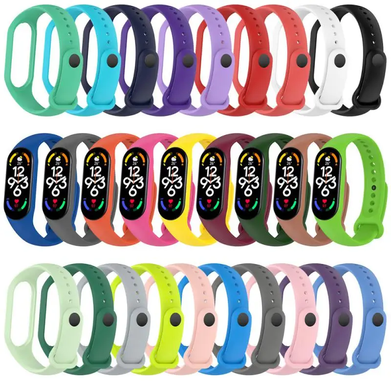 Silicone-Strap-Replacement-Bracelet-for-Xiaomi-Mi-Band-7-Wrist-Strap ...