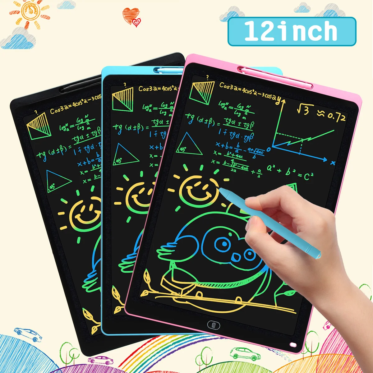 8-5-10-12-16Inch-LCD-Drawing-Board-Writing-Tablet-Digit-Magic ...