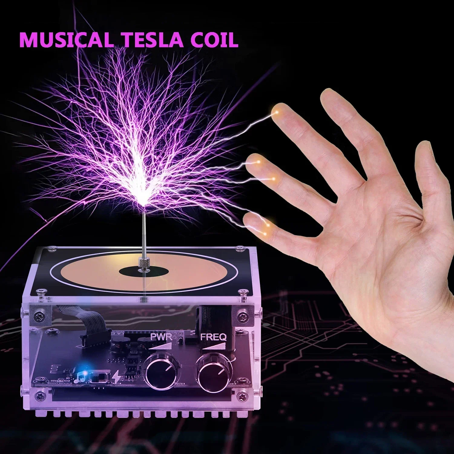 Bluetooth-Music-Tesla-Coil-Arc-Plasma-Loudspeaker-Wireless-Transmission ...