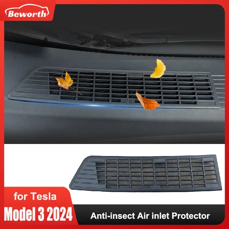 For-Tesla-Model-3-Highland-2024-Anti-insect-Air-inlet-Protector-Cover ...