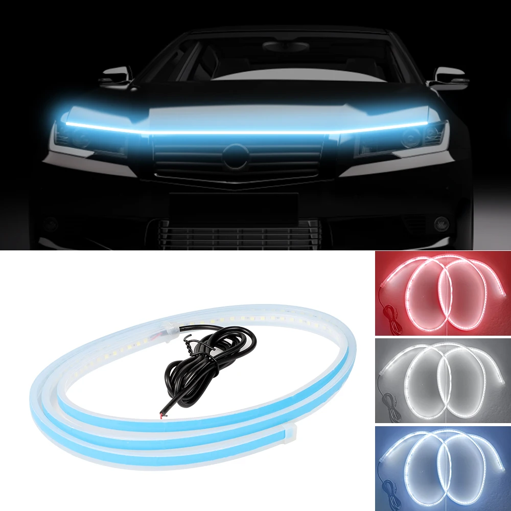 LED-Car-Hood-Lights-Strip-Auto-Decorative-Atmosphere-Lamps-Ambient ...