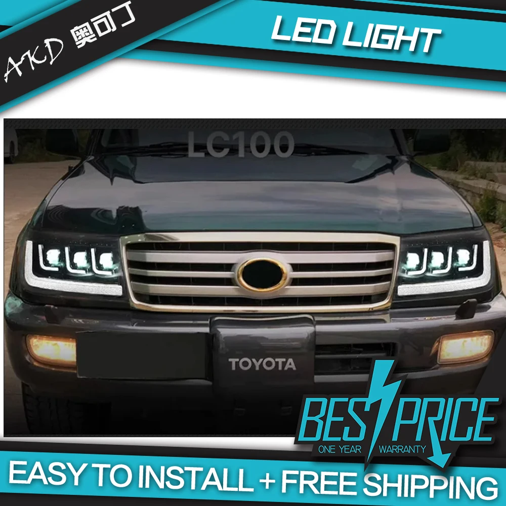 AKD-Cars-Styling-for-Toyota-Land-Cruiser-Headlights-1998-2007-LC100-LED ...