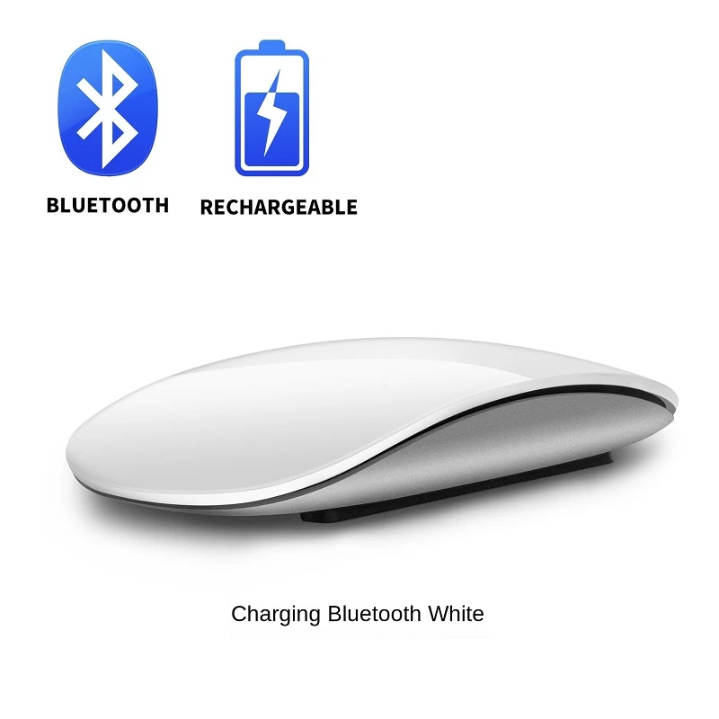 Bluetooth 5.0 Wireless Mouse Rechargeable Silent Multi Arc Touch Mice ...