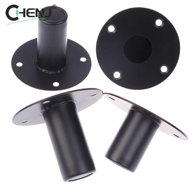 Speaker Cone Base Holder Iron Bottom Cabinet Pole Mount Base Vertical ...