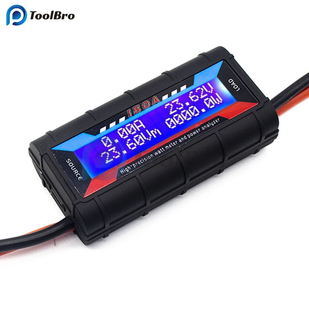 150A High Precision RC Watt Meter Power Analyzer Voltmeter Ammeter DC 4 ...