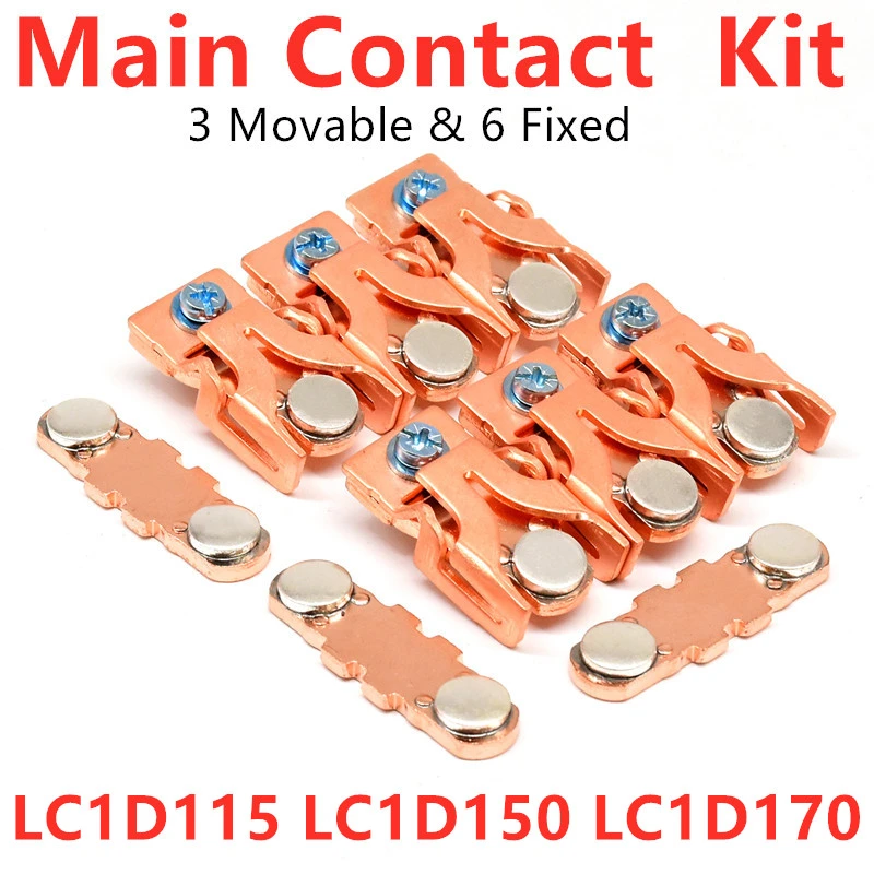 LA5D803 Main Contact Kit for LC1D150 LC1D170 LC1D115 Moving and Fixed ...