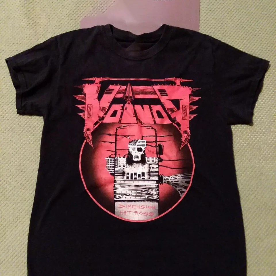 VOIVOD-DIMENSION-HATROSS-T-Shirt-Manga-Curta-de-Algod-o-Preto-Tamanho-S ...