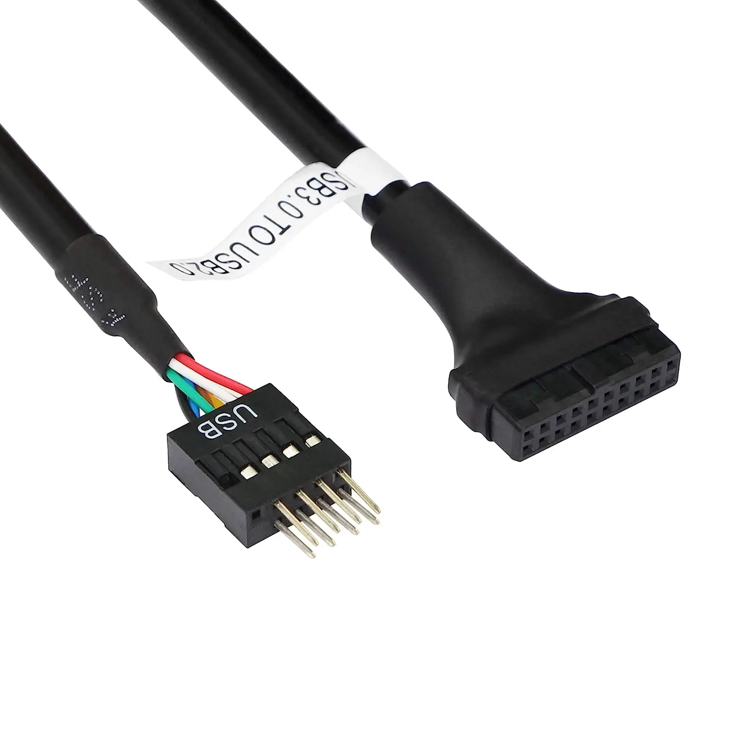 Internal-USB-3-0-19-Pin-Female-To-USB-2-0-9-Pin-Male-Connector ...