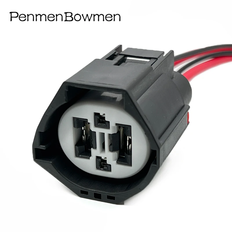 4Pin-Car-Radiator-Fan-Plug-With-Cable-Electronic-Waterproof-Connector ...