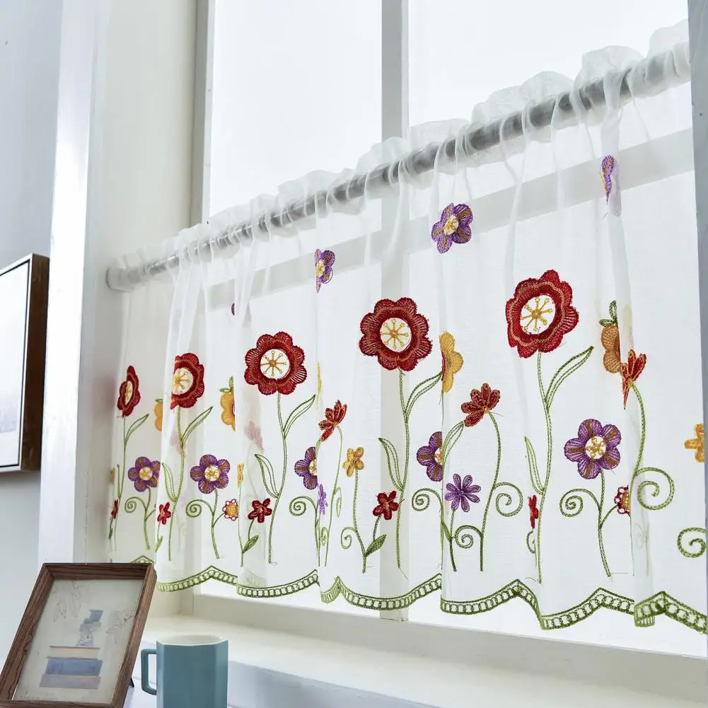 1-Sheet-Window-Sheer-Perforated-Delicate-Polyester-Beautiful ...