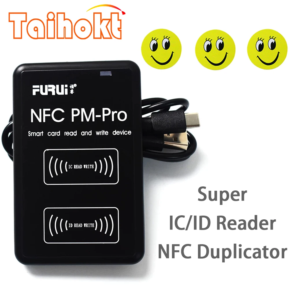 New Nfc Pro Smart Card Reader 13.56mhz S50 Key Copier 125khz T5577 ...