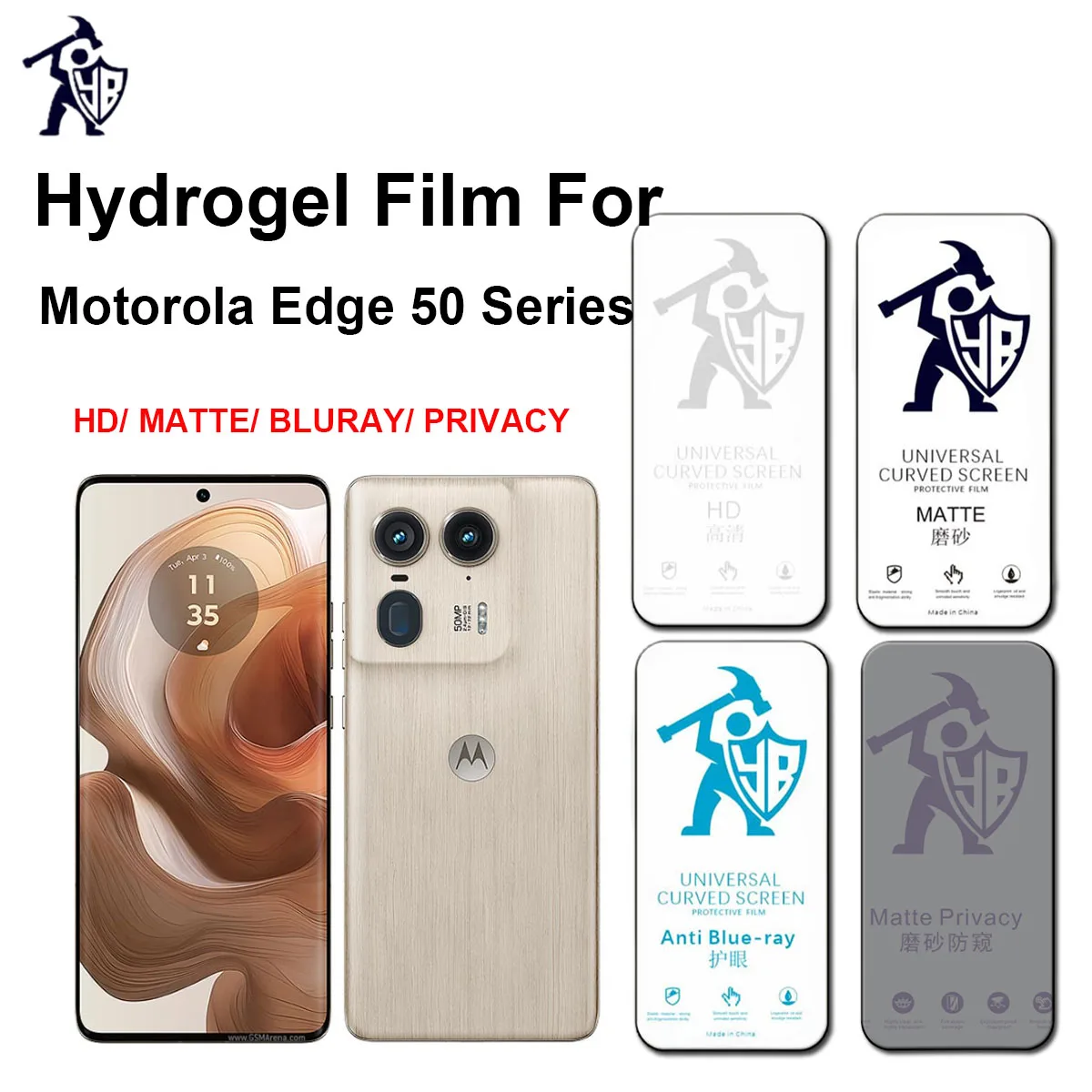 2pcs-Matte-Privacy-Screen-Protector-For-Motorola-Edge-50-Ultra-HD-Film ...