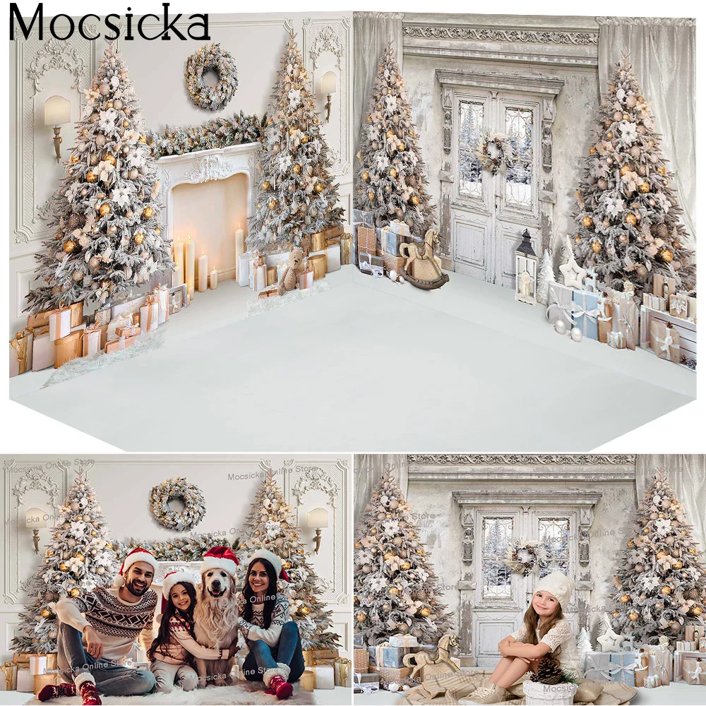 White Christmas Photo Backdrops