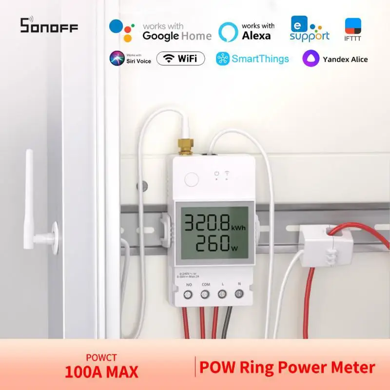 SONOFF-POWCT-POW-Ring-Smart-Power-Meter-Non-contact-Current-Transformer ...