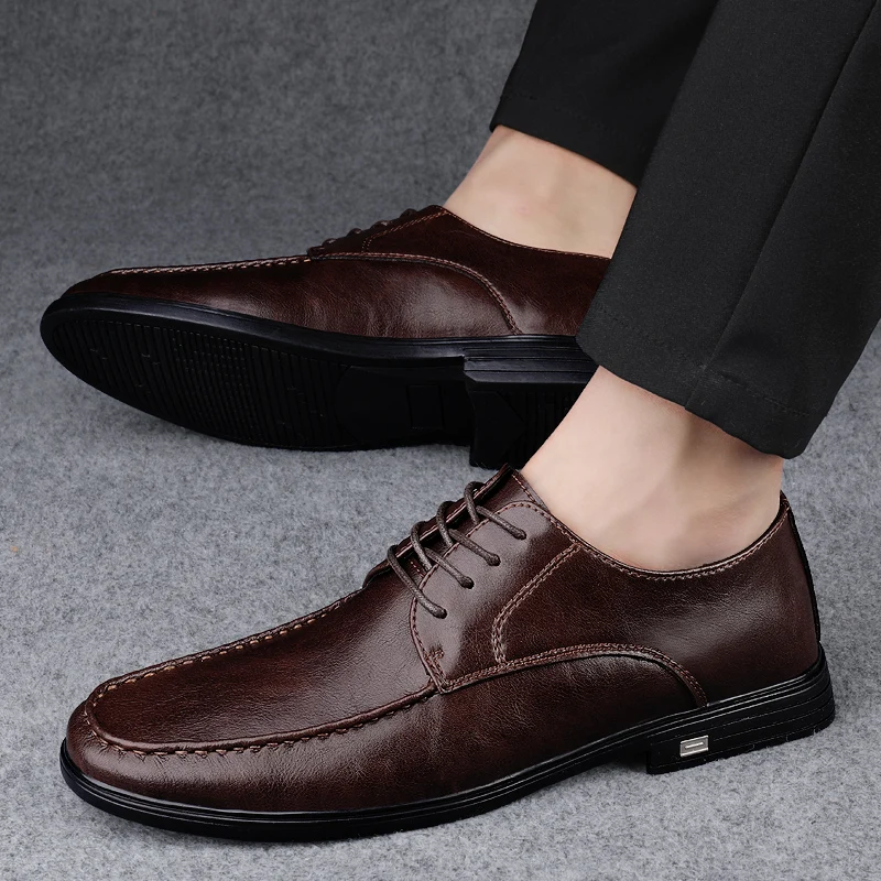 Genuine-Leather-Men-Formal-Business-Leather-Shoes-Mens-High-Quality ...