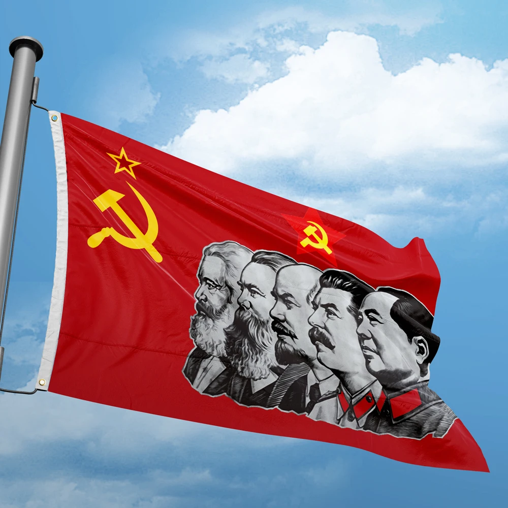 Communism Soviet Cccp Flags