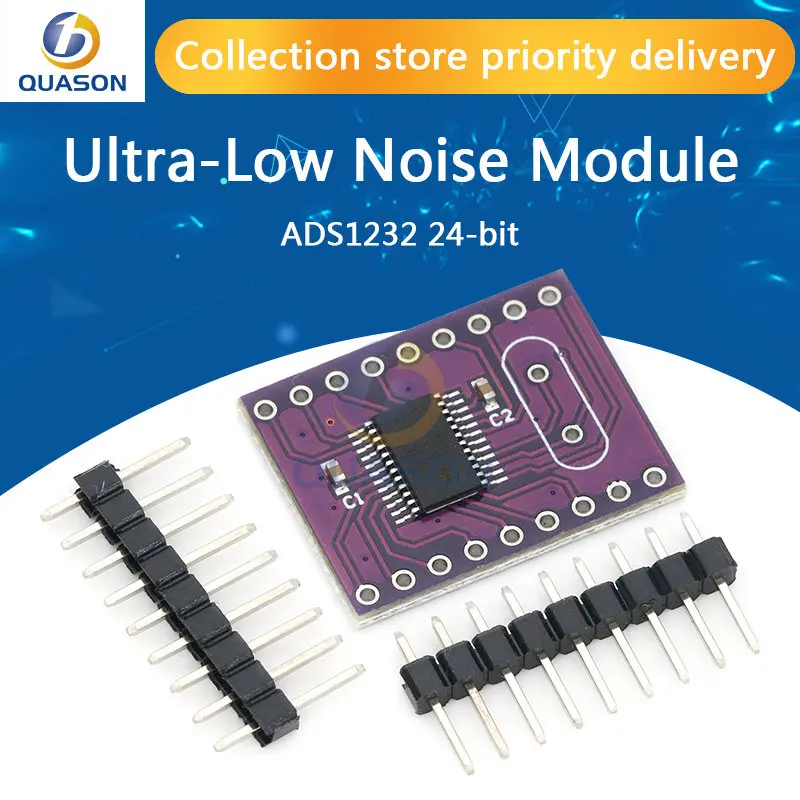 ADS1232-module-24-bit-ADC-ultra-low-noise-analog-to-digital-converter ...