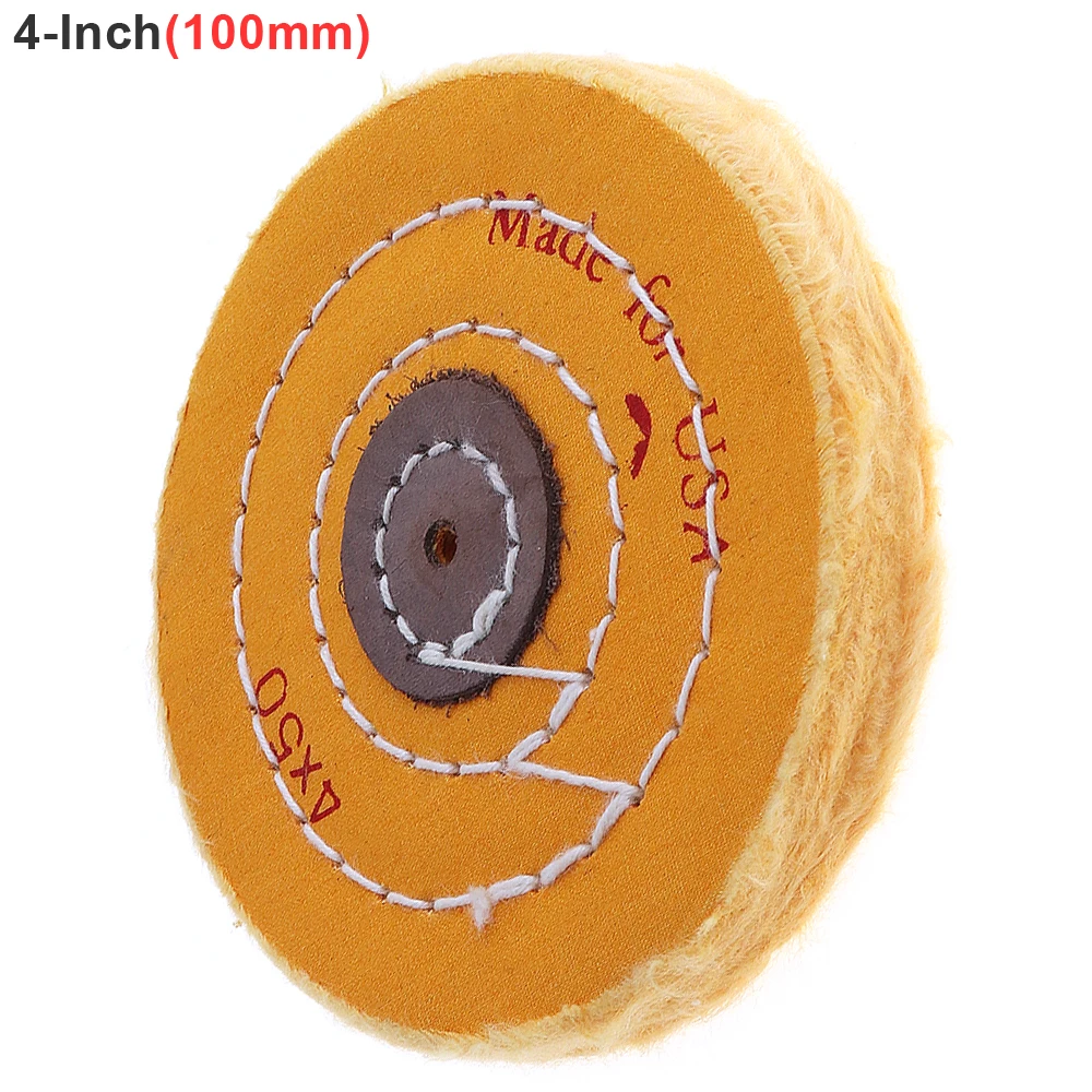 Wool-Polishing-Wheel-4-5-Inch-T-shaped-Yellow-Cotton-Cloth-Buffer ...