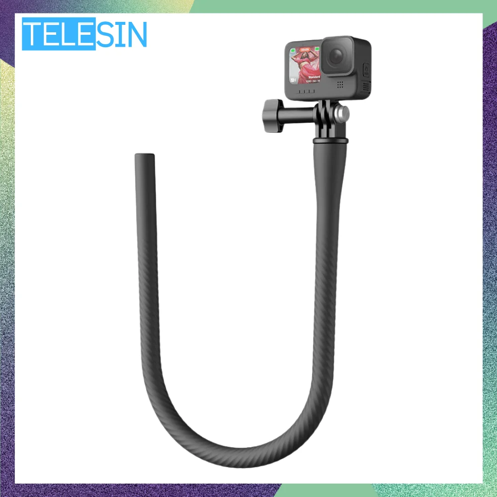 TELESIN Monkey Tail Mount Flexible Bend Multifuctional Monopod Selfie ...
