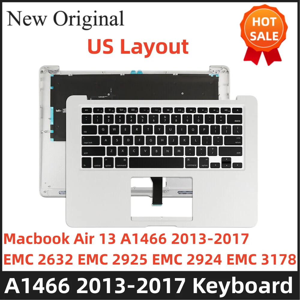 A1466 teclado para macbook air 13 aa1466 2013-2017 emc 2632 emc 2925 emc 2924 emc 3178 caso ...