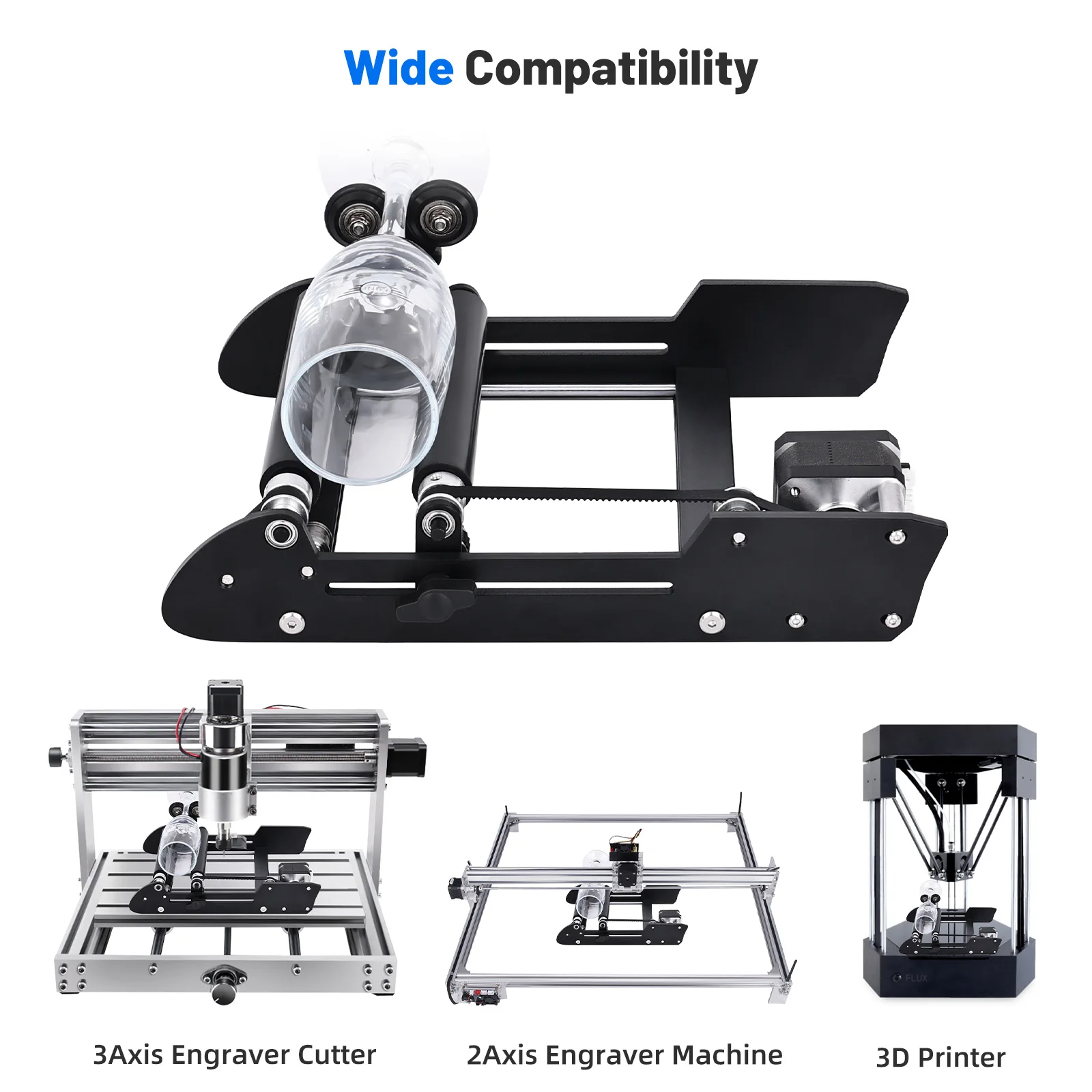 Laser Engraver Machine ORTUR Laser Rotary Roller, 360° Laser Engraver Y ...