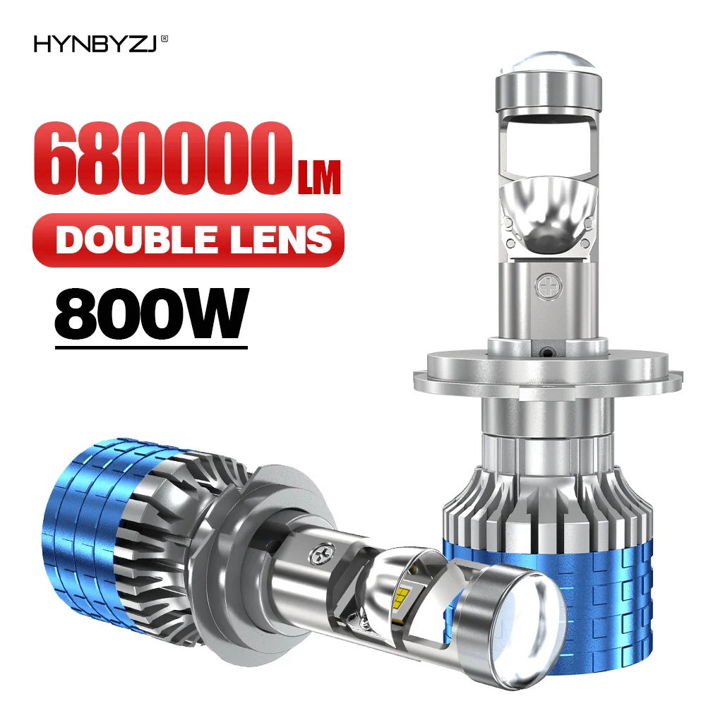 HYNBYZJ-800W-H7-H4-LED-Headlight-Mini-Lens-Projector-H9-H11-9005-9006 ...