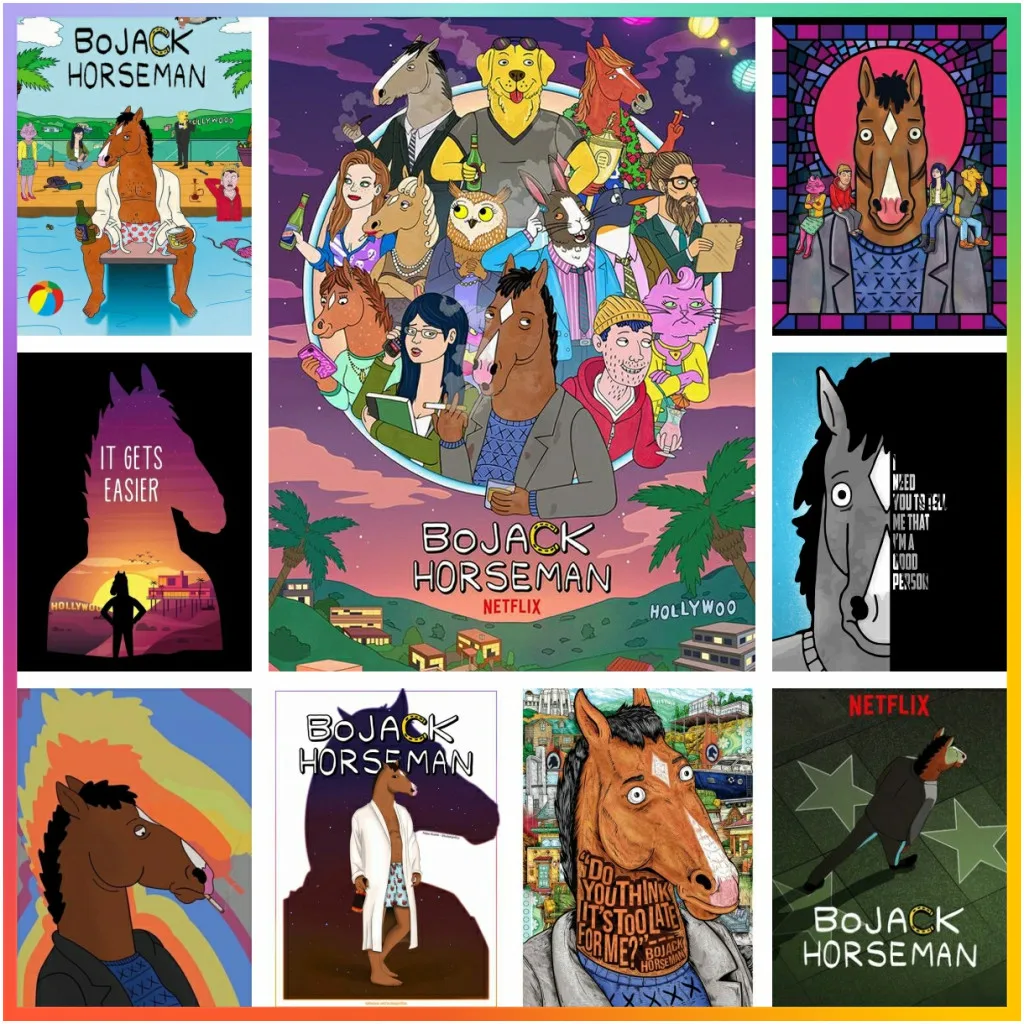 Cartoon-B-boJack-Cool-H-Horsemans-Cross-Stitch-Diamond-Painting-Mosaic ...
