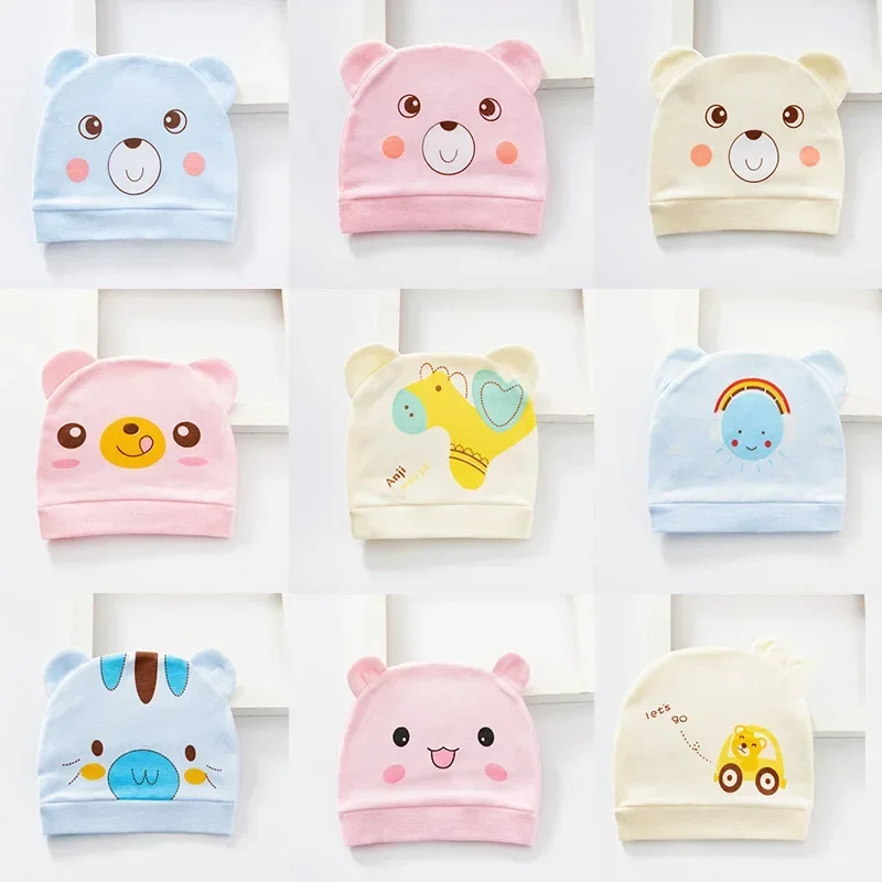 Cute-Baby-Hat-Newborn-Beanie-Cotton-Soft-Elastic-Baby-Cap-for-Girls-Boy ...