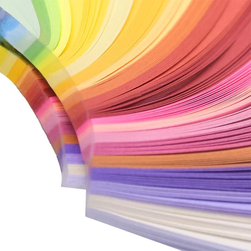 260pcs/lot 39cm Handmade Origami Quilling Paper Mixed Color Paper ...