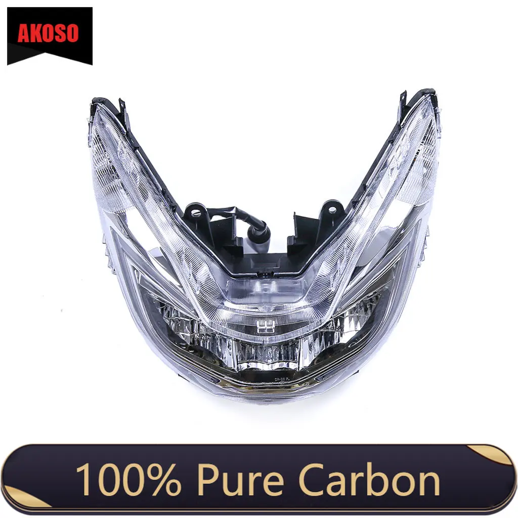 For-HONDA-PCX150-125-Modified-Parts-LED-ABS-Plastic-Headlight-Assembly ...