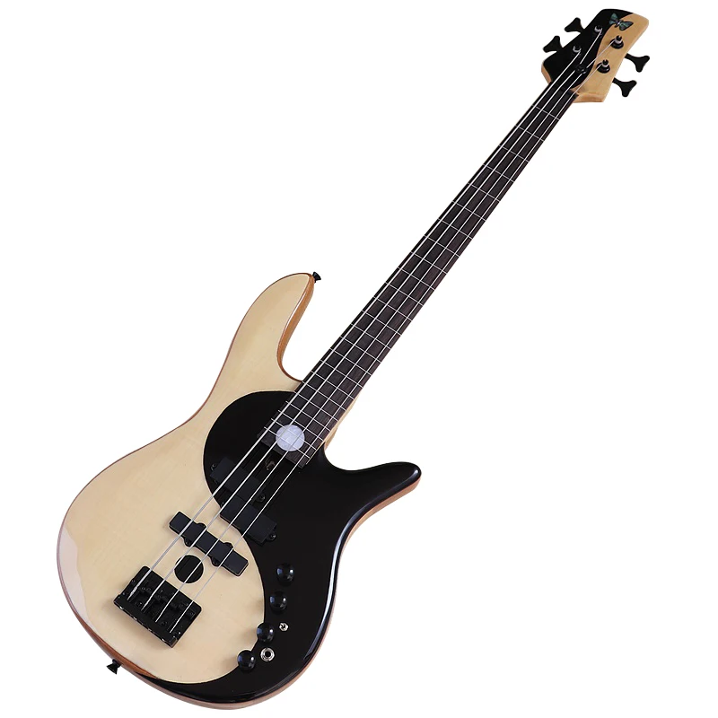 Active-4-String-Fretless-Electric-Bass-Guitar-43-Inch-Bass-Guitar-High ...