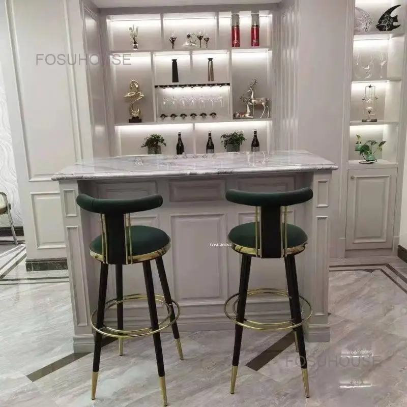 Modern-Luxury-Solid-Wood-Home-Bar-Chairs-Nordic-Designer-Bar-Chairs-for ...