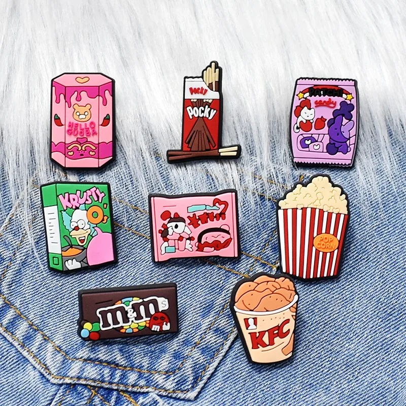 1Pcs-Snack-Series-Brooch-Popcorn-Fried-Drumstick-Chocolate-Bar-Rainbow ...