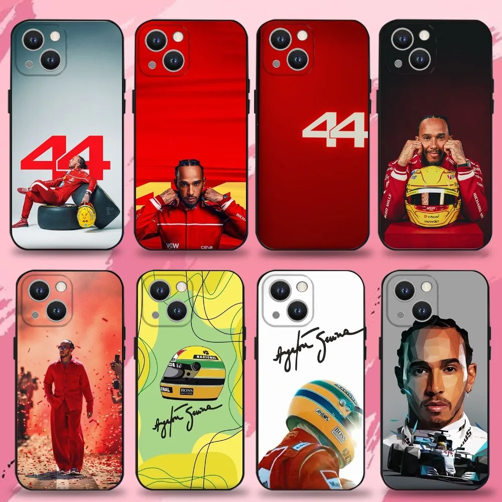 44 L-Lewis H-Hamilton-S Phone Case For iPhone 16,15,14,13,12,11 Plus ...