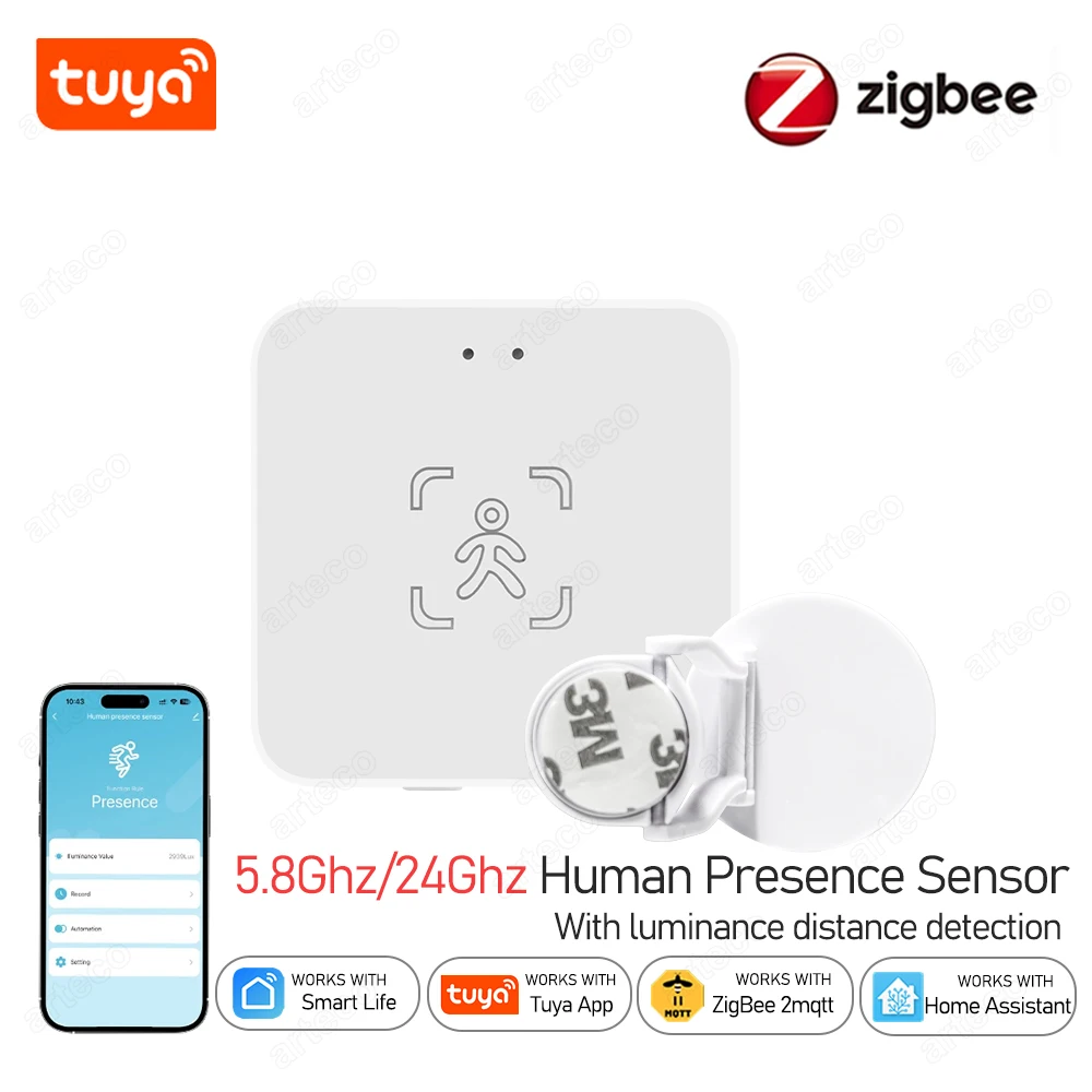 Tuya-ZigBee-Human-Presence-Detector-Smart-Human-Body-PIR-Sensor-Mmwave ...