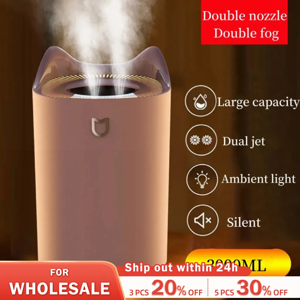 3000Ml-Dual-Jet-Air-Humidifier-Large-Capacity-Atomizer-Ultrasonic-Aroma ...